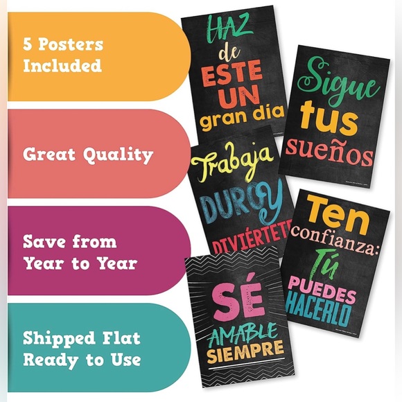 Other | Spanish Motivational Quotes Posters For Kids Positive Quotes ...